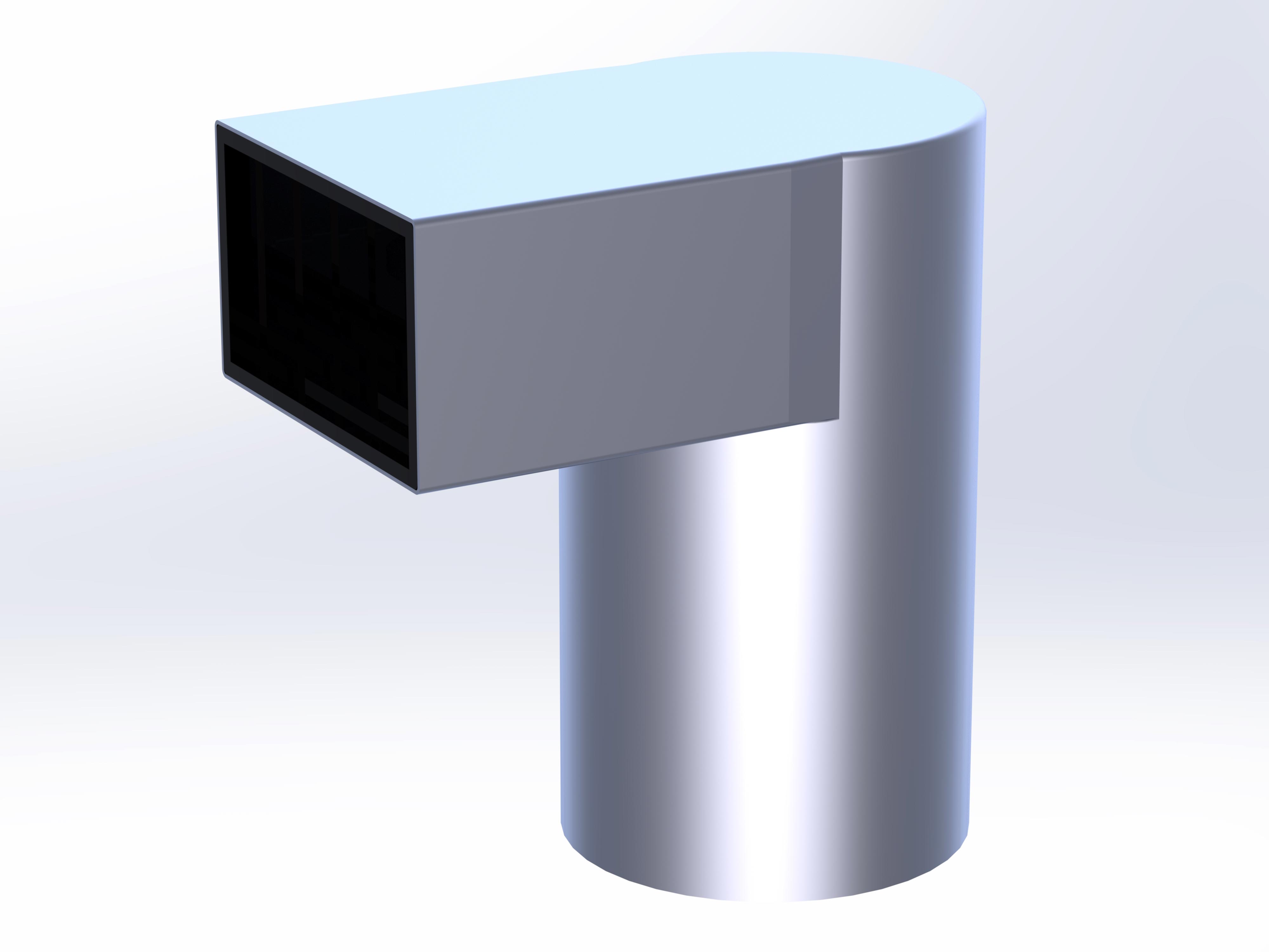 Polybit – Übergangsstück eckig-rund